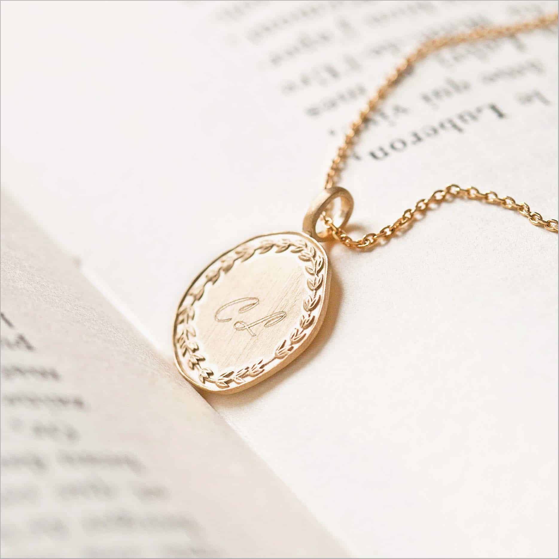 Collier Lauréat - à personnaliser / graver | Graazie