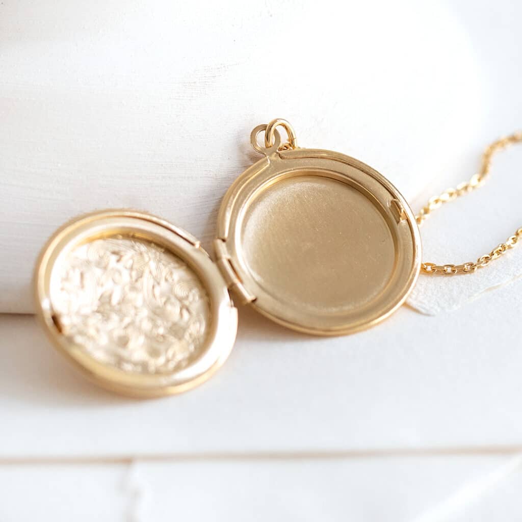 Gardenia - Collier Locket à graver | Graazie